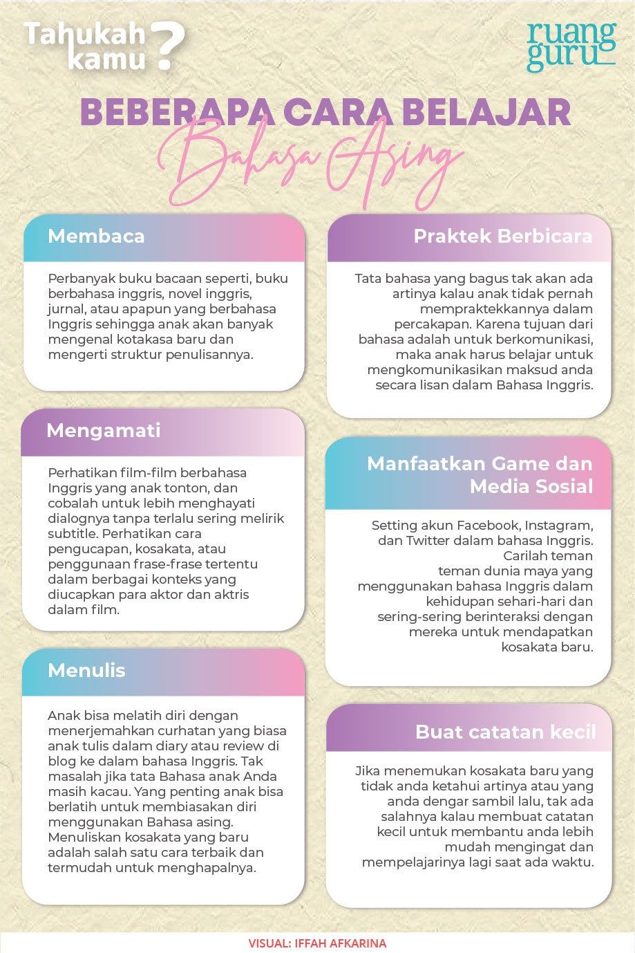 Belajar dari Fiki Naki, Sepenting Itukah Bahasa Asing?